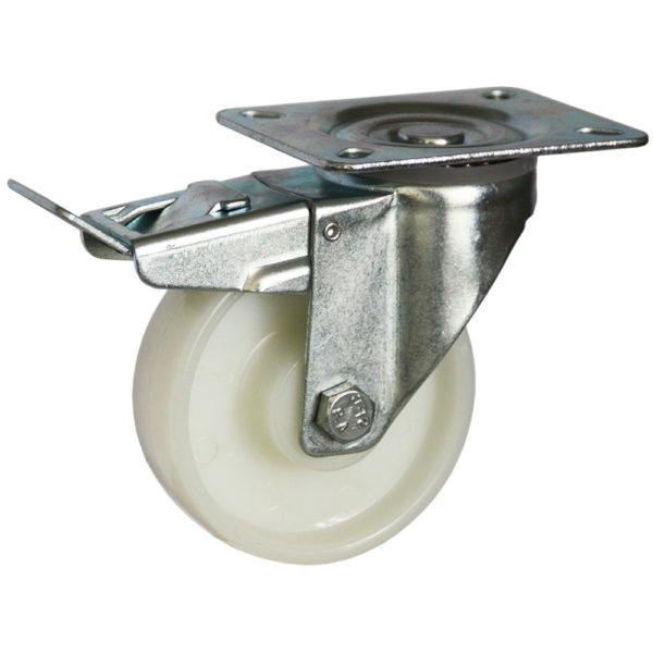 Medium Duty Steel Castor (SWL plate, Solid Nylon Wheel) – DZST10036-NNP ...